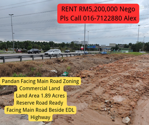 Pandan Johor Bahru Facing Main Road Beside EDL Highway for Sale @RM5 ...