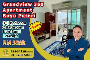 For Sale / Grandview 360 / Bayu Puteri / 3+1Bedroom Unit for Sale @RM558,000 By EASON LUI ...