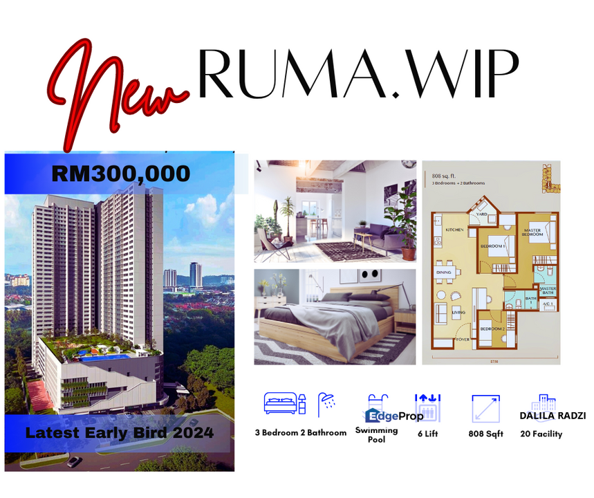 RUMAWIP BUKIT JALIL SELLING FAST for Sale @RM300,000 By DALILA RADZI ...