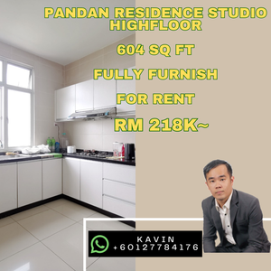 Pandan Residence Studi high Floor Fully Furnish For Sale for Sale ...