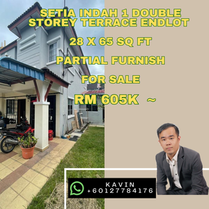 Tmn Setia Indah Jln Setia indah 1 Double Storey Terrace Endlot For Sale ...