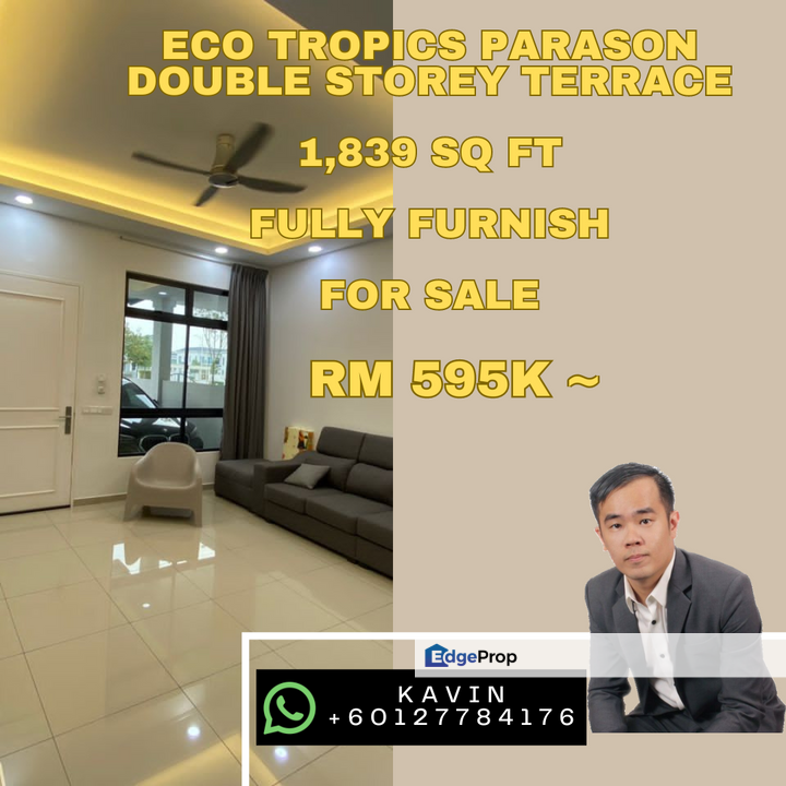 Eco Tropics Parason Double Storey Terrace Fully Reno For Rent for ...