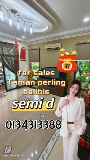 Perling semi d corner house for Sale @RM1,240,000 By Lilara Tiew ...