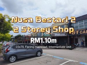 Taman Nusa Bestari 2 Jalan NB2 1/4, Facing main road (面向大路）2 Storey ...
