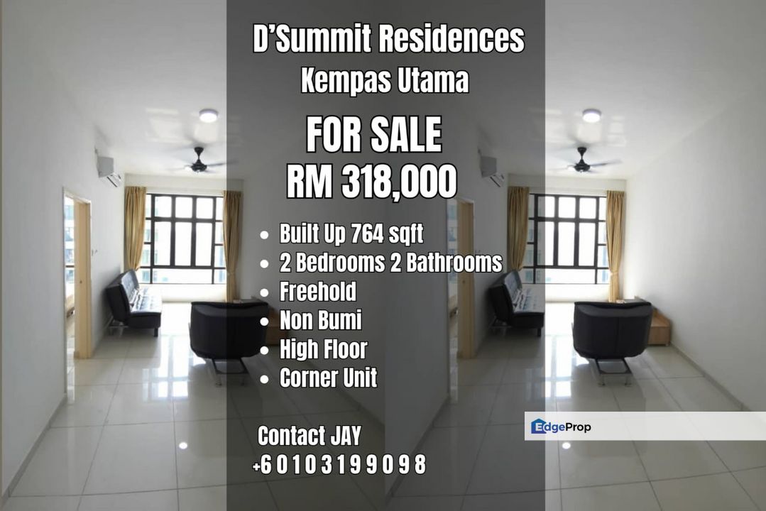 Kempas Utama @ D'Summit Residences For Sale!! for Sale @RM318,000 By ...