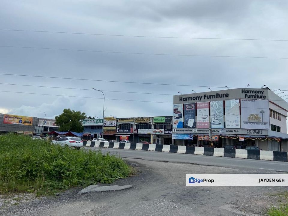 Facing Road Combining Shoplot Jalan Gangsa Mergong Near Bank For Sale ...