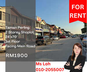 Taman Perling Main Road Shop for Rent for Rental @RM1,900 By MS LOH ...