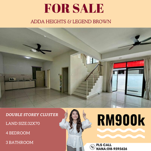 Adda Heights/Legend Brown for Sale @RM900,000 By NANA NG | EdgeProp.my