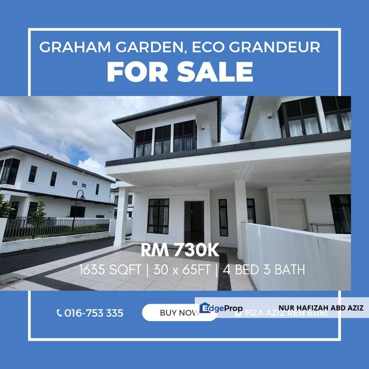 Graham Garden End Lot Terrace For Sale for Sale @RM730,000 By NUR ...