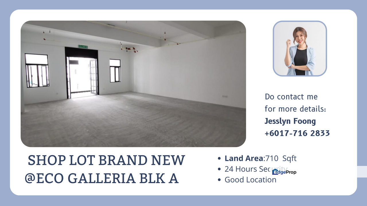 Eco Galleria ,Eco Botani Iskandar Puteri Brand New Shop Lot For Rent ...