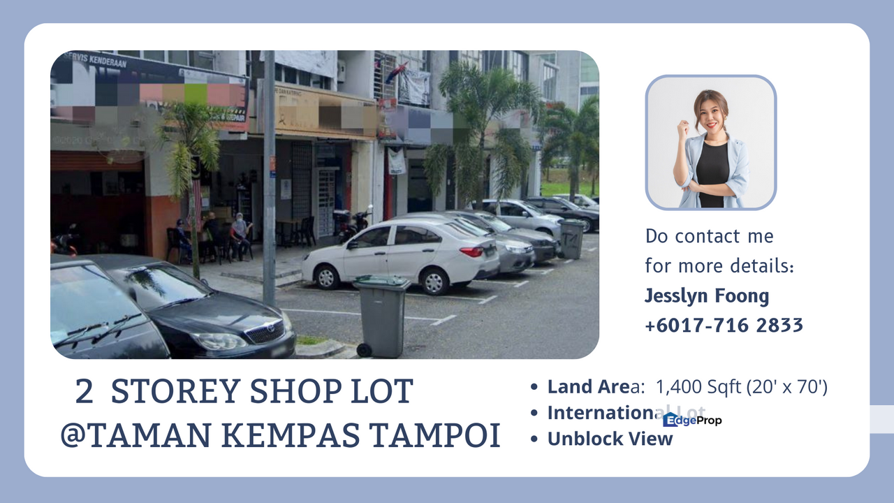 Taman Kempas@Tampoi 2 Storey Shop(Intermediate) Lot For Sale & Rent for ...