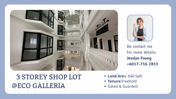 Eco Galleria Eco Botanic 3 Storey 2nd Floor(Coner) Shot Lot For Rent ...