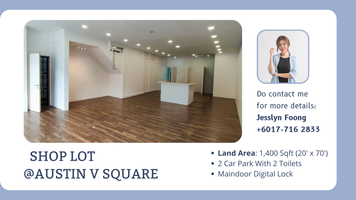 Austin V Square, Mount Austin Shop Lot For Sale for Sale @RM780,000 By ...