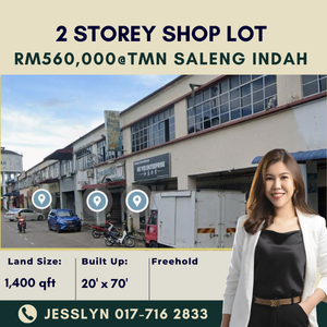 Taman Saleng Indah , Senai 2 Storey Shop Lot For Sale for Sale @RM560 ...