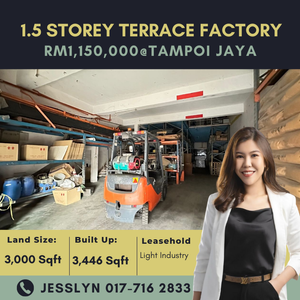 Taman Perindustrian Tampoi Jaya,1.5 Storey Terrace Factory 2 Adjoning ...