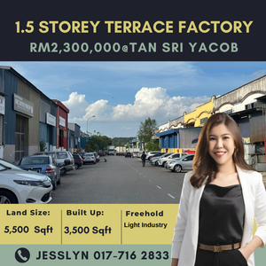 Taman Tan Sri Yacob, 1.5 Storey Terrace Factory For Sale for Sale @RM2 ...