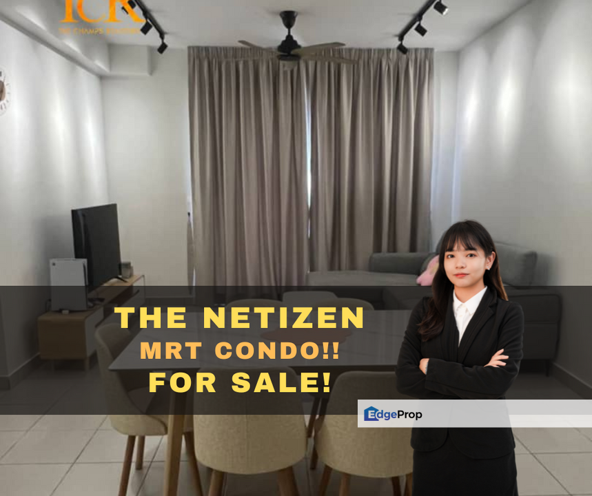 MRT Condo Best Location Best Investment The Netizen Cheras MRT Tun Hussein Onn Selangor for Sale ...