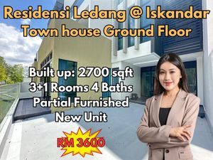 Residensi Ledang @ Iskandar Town House Ground Floor New Unit For Rent ...