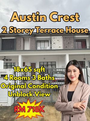 Austin Crest @ Ruby Double Storey Terrace House Original Condition For ...