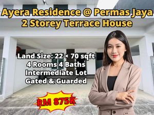 Ayera Residence @ Permas Jaya Double Storey Terrace House For Sale for ...