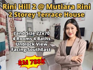 Rini Hill 2 Mutiara Rini Double Storey Terrace Unblock View For Sale ...