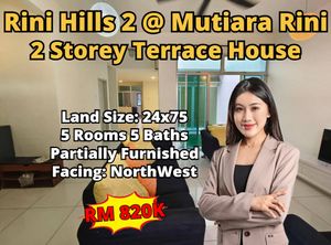 Rini Hills 2 @ Mutiara Rini Double Storey Terrace House For Sale for ...