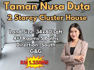 Taman Nusa Duta Double Storey Cluster House For Sale for Sale @RM1 ...