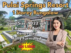 The Enclave @ Pulai Spring Resort Single Storey Bungalow Renovated ...