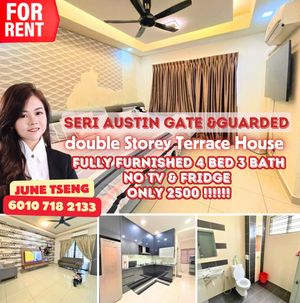 Seri austin double storey terrace house for Rental @RM2,500 By JUNE ...