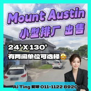 Mount Austin Single Storey Terrace Factory for Sale @RM1,350,000 By TAY ...