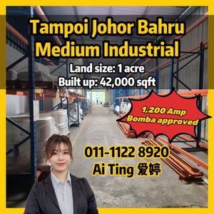 Tampoi Detached Factory Medium Industrial for Sale @RM9,800,000 By TAY ...