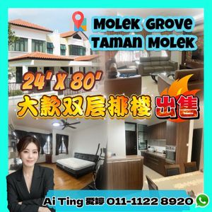 Molek Grove Taman Molek Double Storey Terrace House for Sale @RM1,050 ...