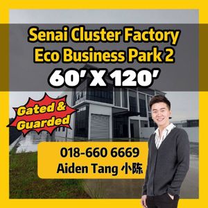 Senai Eco Business Park 2 Cluster Factory for Rental @RM8,000 By AIDEN ...