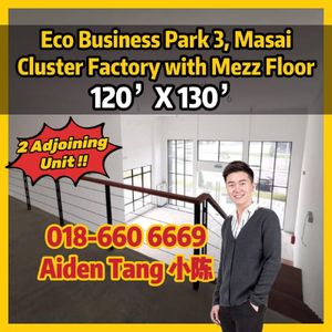 Eco Business Park 3 Cluster Factory with Mezzanine Floor, 2 Adjoining ...