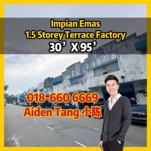 Impian Emas 1.5 Storey Terrace Factory for Sale @RM1,400,000 By AIDEN ...