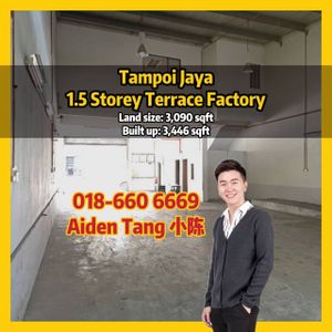 Tampoi Jaya 1.5 Storey Terrace Factory for Rental @RM4,600 By AIDEN ...