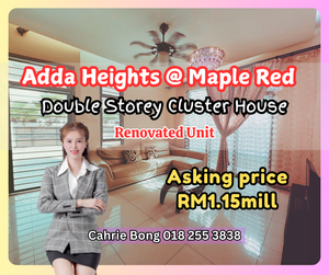Adda Heights @ Maple Red Double Storey Cluster House For Sales for Sale ...