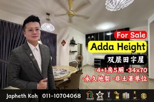 Yellow Horizon @ Adda Heights - Double Storey Cluster House For Sale ...