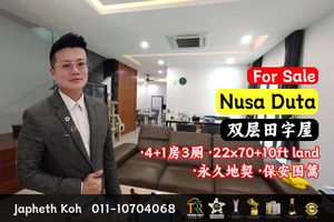 Nusa Duta - Double Storey Cluster House For Sale for Sale @RM1,200,000 ...
