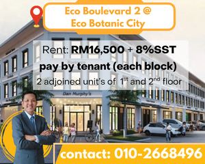 Eco Boulevard 2, 2 adjoined Unit's 1st floor & 2nd floor for Rent for ...