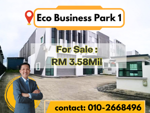 Eco Business Park 1 @ ekoperniagaan 90' X 120' Cluster FACTORY Corner ...