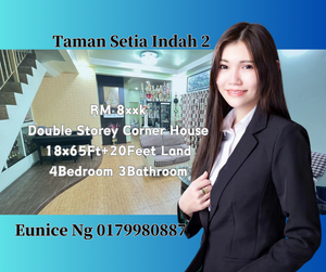 Taman Setia Indah 2 - (Double Storey Corner House) for Sale @RM848,000 By EUNICE NG | EdgeProp.my