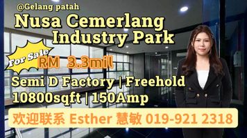 Semi D Factory for Sale @RM3,300,000 By ESTHER CHONG | EdgeProp.my
