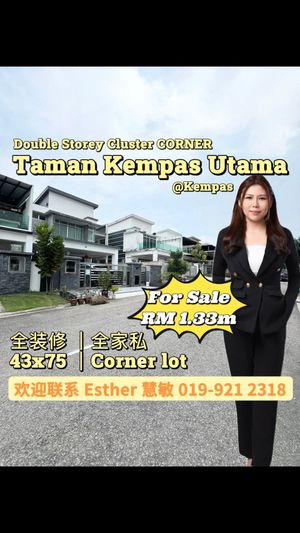 cluster corner for Sale @RM1,330,000 By ESTHER CHONG | EdgeProp.my
