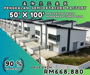 New Semi-D factory Completed for Sale @RM668,880 By NICKY YAP | EdgeProp.my