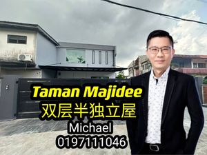 Taman Majidee, Double Storey Semi Detached House, Jalan Batai, Taman ...