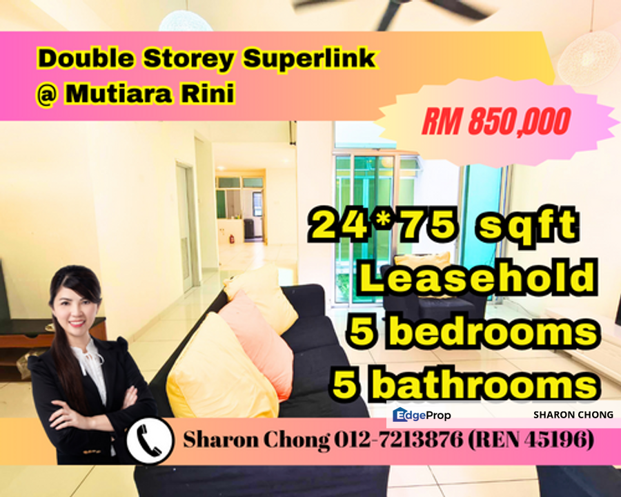 Double Storey Linked House for sale at Mutiara Rini Skudai Johor for ...