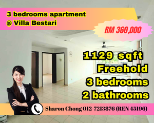 3 bedrooms apartment for rent at Villa Bestari Nusa Bestari Johor for ...