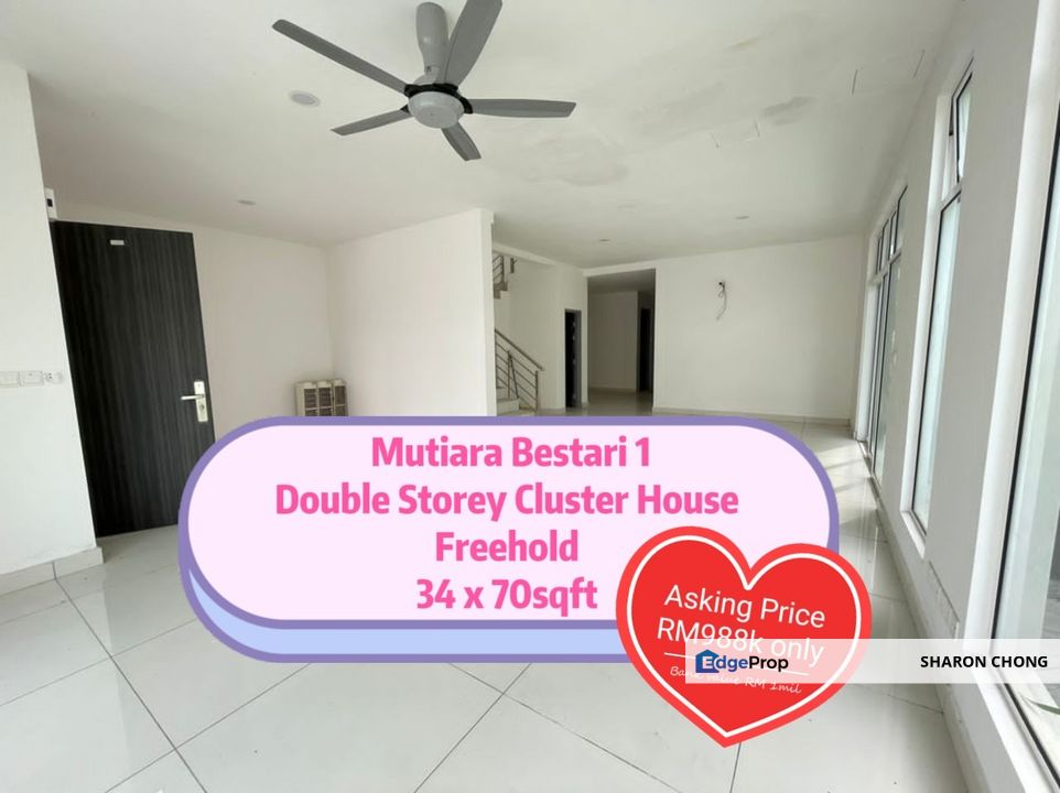 Double Storey Cluster House Mutiara Bestari for Sale for Sale @RM988 ...