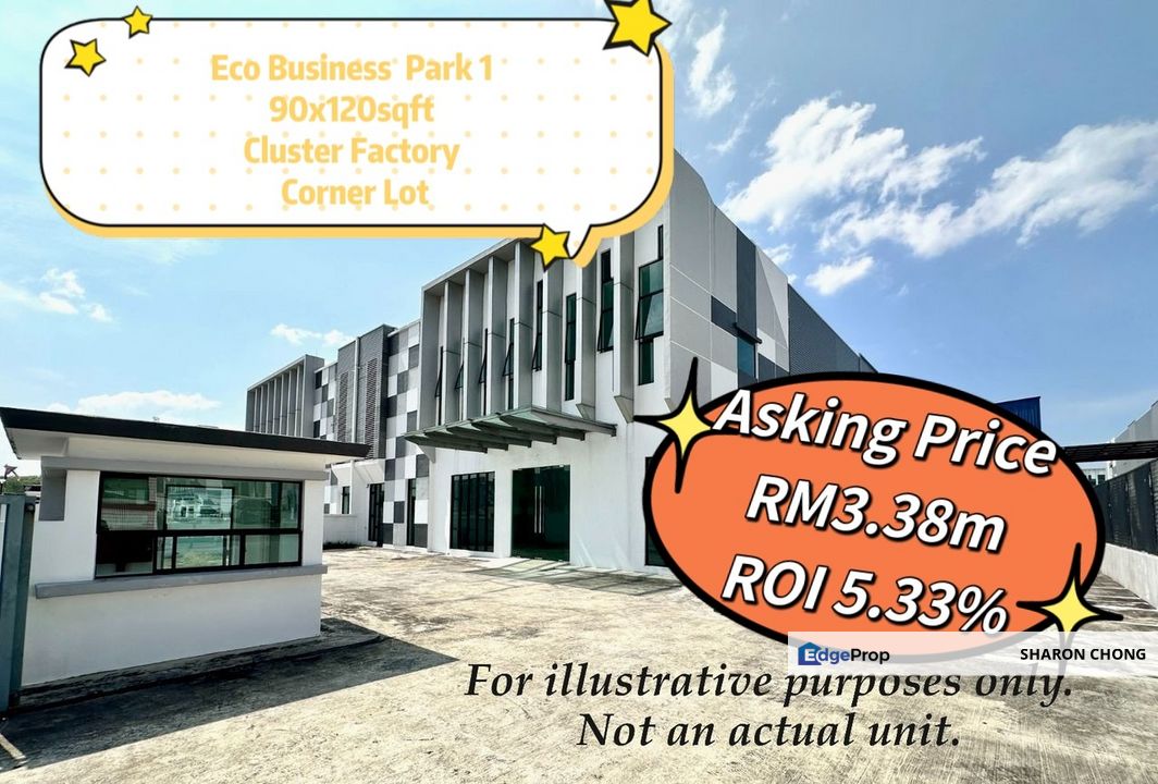 1.5 Storey Cluster Factory Corner Eco Business Park 1 For Sale for Sale ...